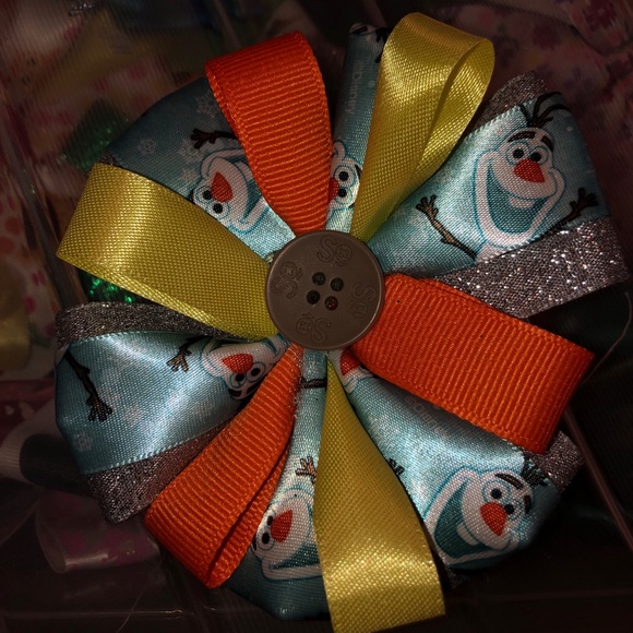 Accessories | Handmade Olaf Hair Bow | Poshmark